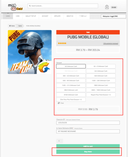 How to place order wiht MooGold Credits | MooGold